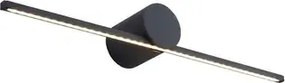 Light Presti Modern Slim M černá / Venkovní nástěnné LED svítidlo / IP