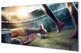 akrylový obraz Korky fotbalový stadion 100x50 cm