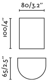 FARO 40523 - Nástěnné svítidlo SOLE 1xGU10/8W/230V černá kulatý