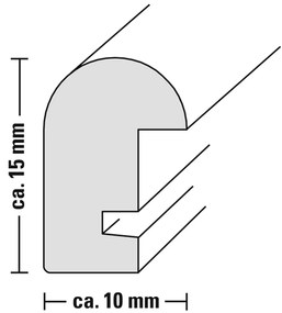 Hama rámeček dřevěný PHOENIX, bílý, 21x29,7 cm