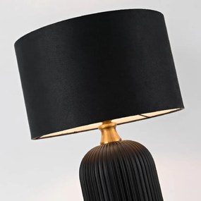 Černá stolní lampa TAMIZA 65 cm