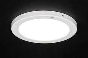 Stropní kulaté bílé LED svítidlo s čidlem pohybu Stilla