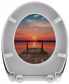 Eisl / Schüette Eisl WC sedátko Sunset Sky duroplast SoftClose, EasyTake