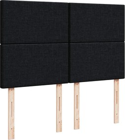 Box spring postel s matrací černá 140 x 190 cm textil 3292046