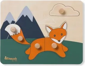 HAUCK Dřevěné puzzle Liška / FSC dřevo / od 1 roku