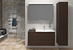 Sapho Sapho, CIRASA umyvadlová skříňka s dvojitým umyvadlem 121x77x46cm, 3x zásuvka, bílá lesk, CR121-3030-31
