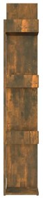 Petromila Knihovna kouřový dub 86 x 25,5 x 140 cm kompozitní dřevo