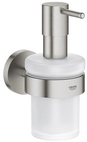 Grohe Essentials - Dávkovač tekutého mýdla s držákem, supersteel 40448DC1