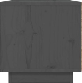 vidaXL Noční stolek 40 x 34 x 35 cm masivní borové dřevo [818289] Barva: Šedá