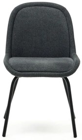 Tmavě šedé jídelní židle v sadě 4 ks Aimin – Kave Home
