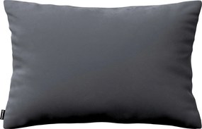 Kinga - potah na polštář jednoduchý obdélníkový barva šedá látka lesklé, sametová