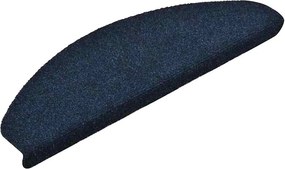 Schodové rohože samolepicí 5 ks 65 x 21 x 4 cm tmavě modré půlkulaté velké 149718