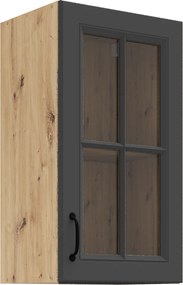 STILO gr | horní skříňka 40 GS-72 1F s policí | 40 cm | UNI dvířka | artisan/grafit