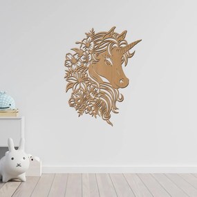 dřevo života Dřevěná dekorace UNICORN Zvolte barvu dekoru: Buk, Rozměry šxv (cm): 80x104