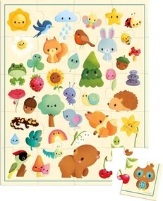 JANOD Puzzle v kufříku Příroda / 20 dílků / 50 x 40 cm