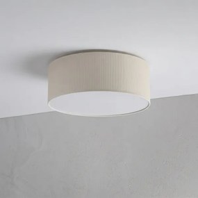 Stropní svítidlo SIRJA PLISADO 2xE27/15W/230V pr. 35 cm krémová