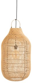 Závěsné přírodní ratanové stínidlo Cylsha - Ø 40*75 cm/ E27