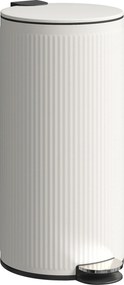 HOMCOM Koš na odpadky 30 L nášlapný s víkem Softclose a pedálem, vnitřní kovový kbelík, černý, 36 x 30 x 60,5 cm 851-063V00CW