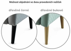 Křeslo Promenoir, látka smaragdová