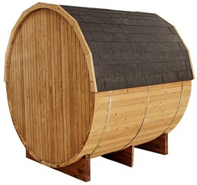 BPS-koupelny Finská zahradní sudová sauna  210x210, 4-6 osob