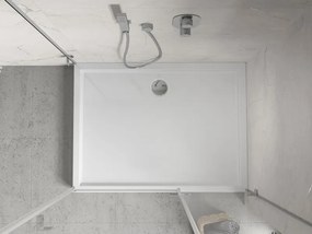 Mexen Flow+, obdélníková sprchová vanička 110 x 70 cm, bílá lesklá, 46R107011H