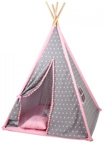 Vigvam design Teepee Stars Pink - pětiúhelníkové s doplňky