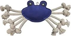 Coriolis s.r.o. Hračka pes animALL Krab s provazy kůže,barevný 33x20cm