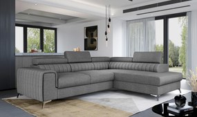 XXXLutz ROHOVÁ SEDAČKA, textil, šedá MID.YOU - Sedací soupravy - 00000L001702