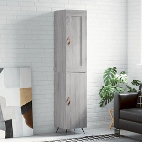 vidaXL Skříň highboard 34,5 x 34 x 180 cm kompozitní dřevo [3200105] Barva: šedá sonoma