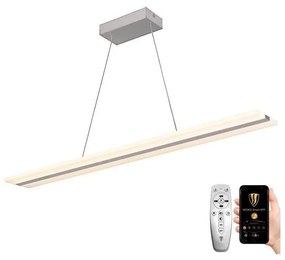 NEDES LED Stmívatelný lustr na lanku LED/40W/230V 3000-6500K bílá + dálkové ovládání ND3502