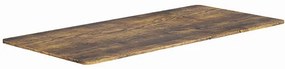 Lama Plus Deska stolu ERGODESK — 160x75x1,8 cm, laminovaná dřevotříska ořech rustikal