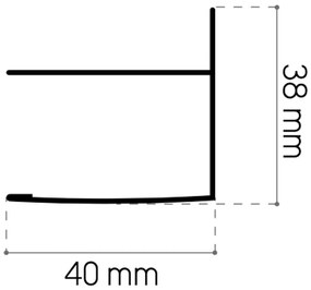 Glass 1989 Isy - Sprchový kout dvojité posuvné dveře do niky nebo v kombinaci s boční stěnou, velikost 170 cm, profily chromové, čiré sklo, GET1012T500