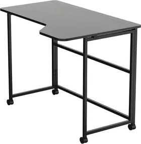 Maclean MC-1250 L/B černá / Skládací stůl / mobilní / 100x65 cm / roho
