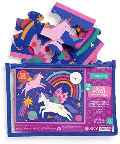 Mudpuppy Puzlle Jednorožec Magic v taštičce 12 dílků