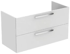 Ideal Standard Tempo - Umyvadlová skříňka 1000x440x550 mm, 2 zásuvky, lesklá bílá E1105WG