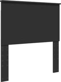 Postel s úložným prostorem Černá 90 x 190 cm Kompozitní dřevo 3411251