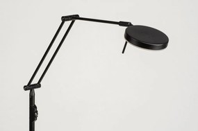 Stojací designová LED lampa se stmívačem Amenit Black