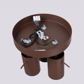 Sollux Lighting Stropní svítidlo RING 3P hnědé