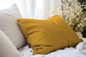 Mušelínové povlečení Mustard Velikost: 140 x 220 + 70 x 90