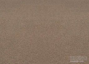 Breno Metrážový koberec MOUNT TWIST 90 světle hnědý, šíře 500 cm, Hnědá