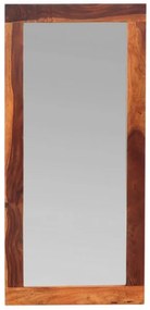 Indický nábytek - Zrcadlo Gani 60x130 z indického masivu palisandr Only stain