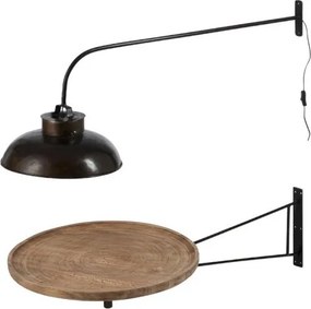 Nástěnný otáčecí bistro stolek BAR - Ø 55*80cm