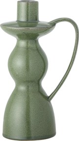 Svícen na klasickou svíčku Fija 22,5 cm zelený