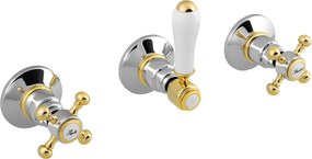 Sapho Antea SET305-102 podomítková sprchová baterie tříprvková chrom/zlato
