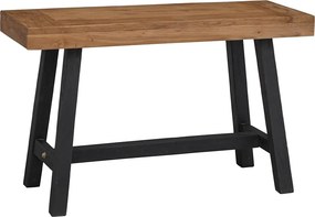 Lavice 110 cm masivní teakové dřevo 340743