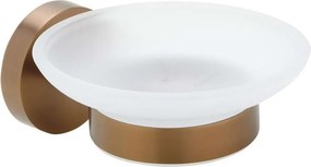 Sapho X-Round - Mýdlenka Copper, mléčné sklo, matná měď XR803PG
