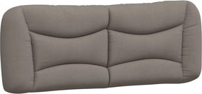 Postel s matrací Hvar taupe 180 x 200 cm textil 3208552