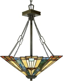 Vitážový lustr Elstead INGLENOOK-P-B 3xE27 45 cm