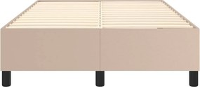 Rám postele s boxspringem cappuccino 120x200 cm umělá kůže 3121040