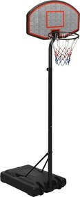 vidaXL Basketbalový koš 237–307 cm polyethylen [93653] Barva: Černá